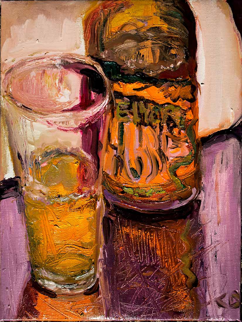 Beer Paintings Portland - Fine Art Portrait Painting